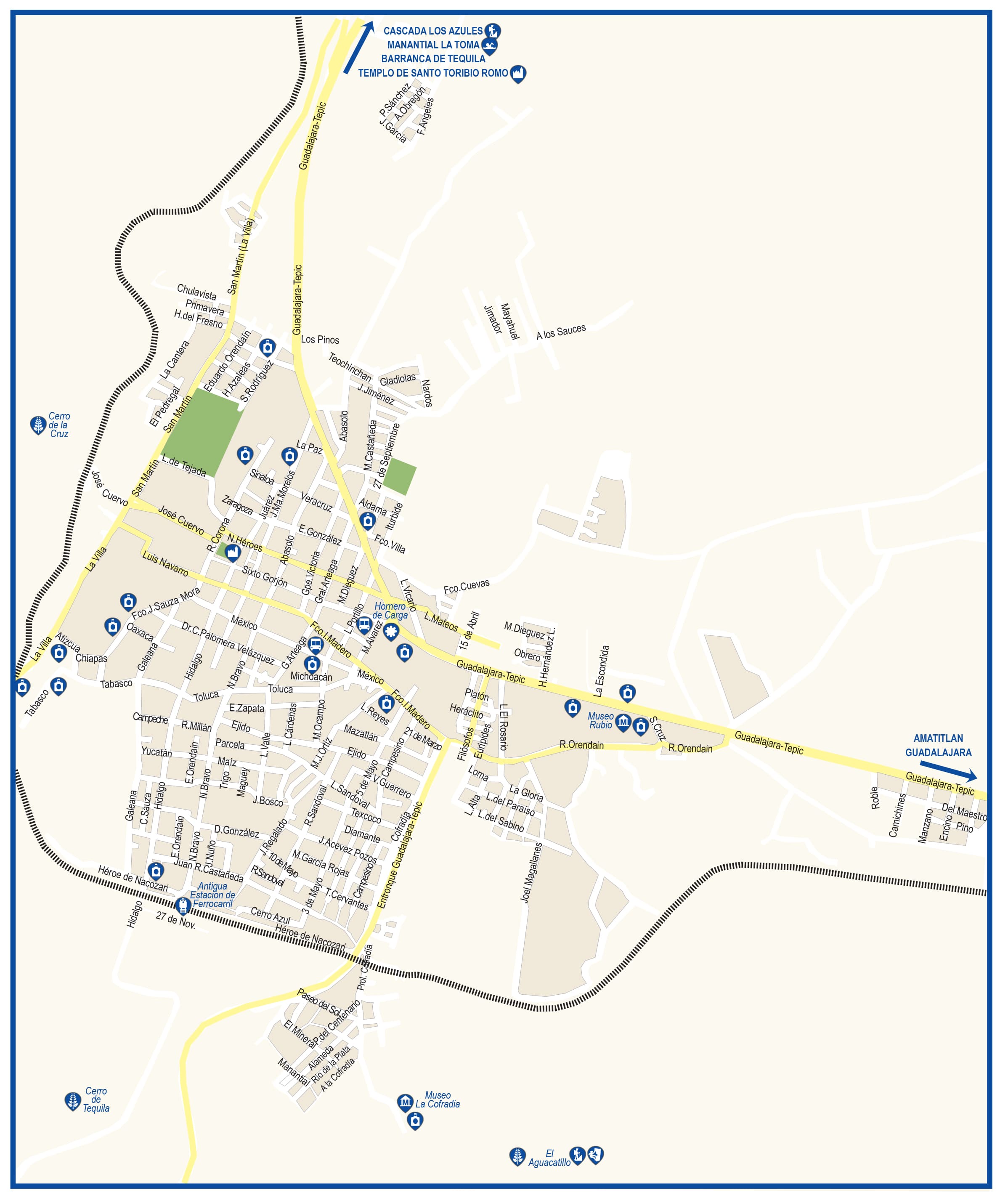 Mapa De Tequila Jalisco Mexico at David Bolin blog